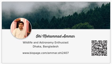 Ohi Mohammad Ammar Biopage