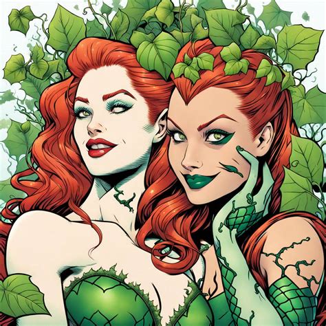 Poison Ivy Loving Mera By Setois3 On Deviantart