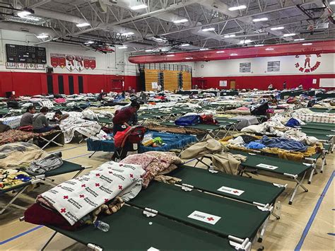 American Red Cross Shelter American Red Cross Opens Shelter In Meck