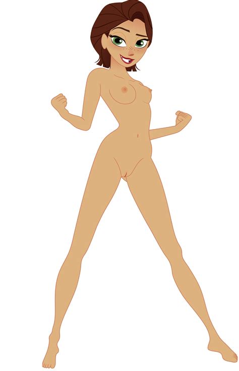 Rule 34 Accurate Art Style Action Pose Brown Hair Casual Confident