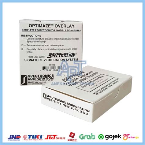 Jual Tulis Alat Paket Spectroline Signature Overlay 1 Set Paket Alat