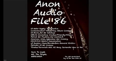 Us Water System Radioactive Event Mil V Mil Comms Escalate Dod