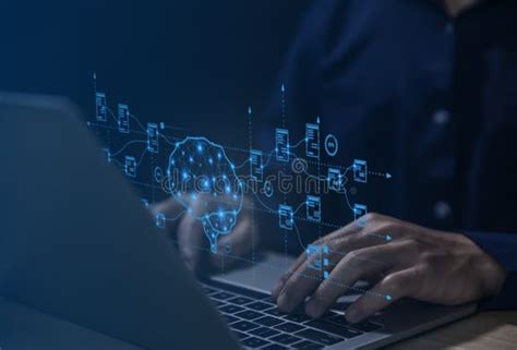 Expert Analysts Are Analyzing The Data With Virtual Graph Charts Analytics And Data Management