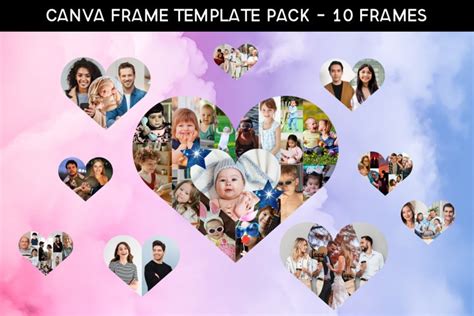 Love Canva Frame Template Pack