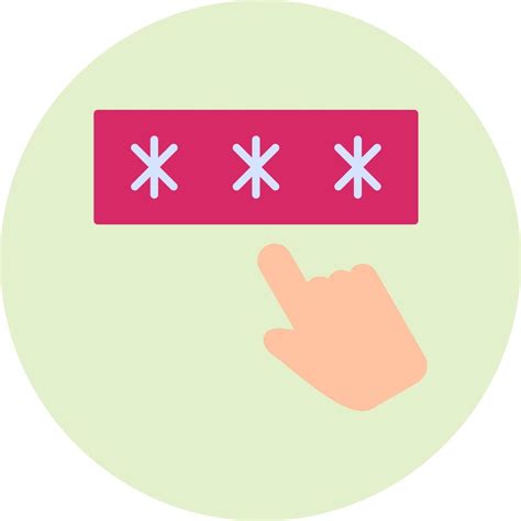 Password Vector Icon 19977580 Vector Art At Vecteezy