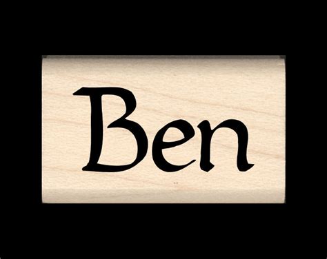 Ben Name Stamp Stamps By Impression