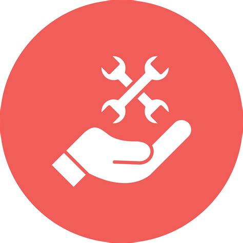 Predictive Maintenance Glyph Circle Background Icon 17677986 Vector Art