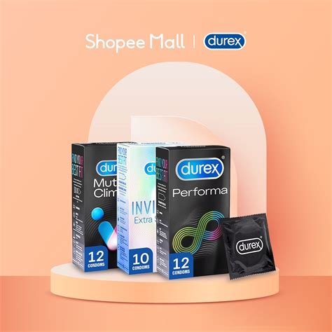 Durex Best Of Performance Assorted Box 3 Packs Of Condoms Shopee
