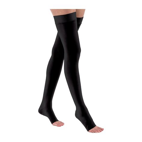 Jobst Relief Open Toe Thigh Highs Wsilicone Dot Band 30 40 Mmhg