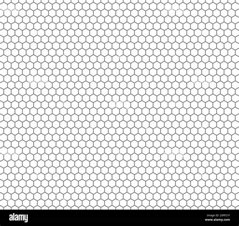 Abstract Seamless Pattern Illustration Of Black Honeycombs Structure Against White Background