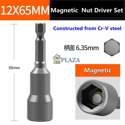 Adapter Hex Socket Bor Roofing Magnetic Nut 12 X 65 Mm Lazada Indonesia