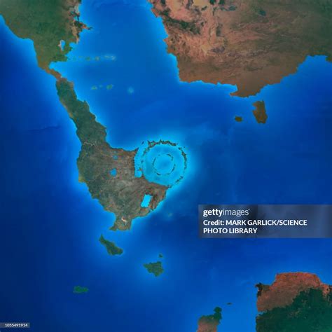 Chicxulub Impact Crater Illustration Ilustración De Stock Getty Images
