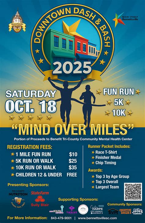 Downtown Dash And Bash City Of Bennettsville Sc