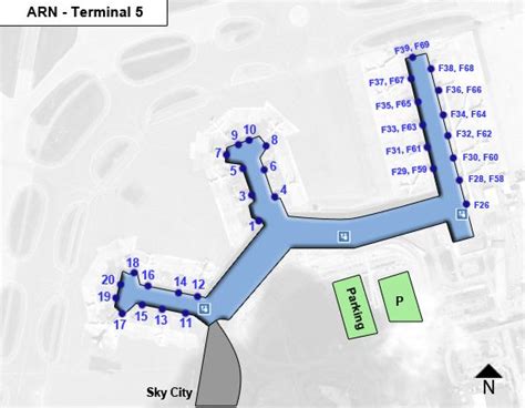 Stockholm Arlanda Airport Arn Terminal 5 Map
