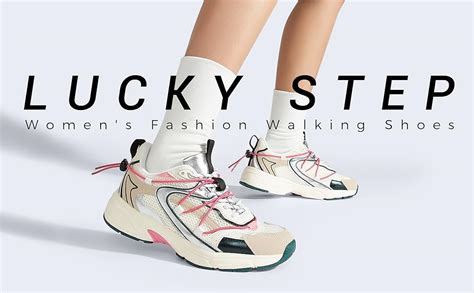 Lucky Step Womens Fashion Walking Shoes Running Platform