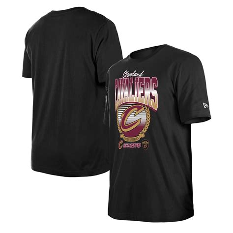 Unisex New Era Black Cleveland Cavaliers Summer Classics T Shirt