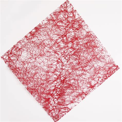 Faux Sisal Web Classic Red Packaging Decor