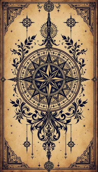 Elaborate Compass Rose With Images Compass Rose Directional Indicators