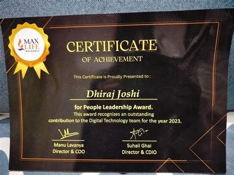 Dhiraj Joshi Safe On Linkedin I Am Truly Honoured And Grateful For