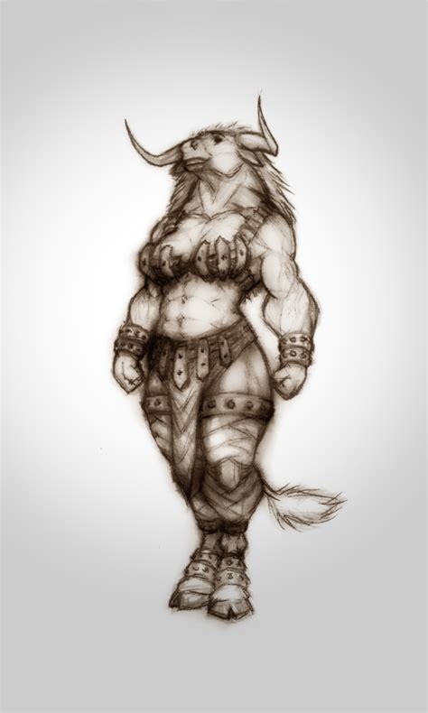 Minotaur Female By Krigg On Deviantart