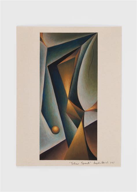 Angela Heisch Yellow Sprout 2023 Grimm