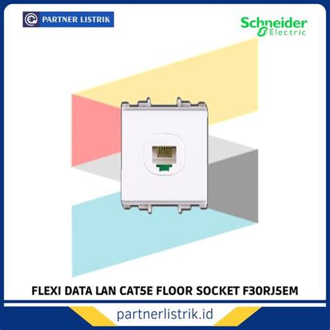 Jual Schneider S Flexi Data Lan Cat5e No Shutter U Floor Socket