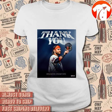 Official Poster Thank You Brandon Crawford MLB Has Announced His Retirement After 14 seasons and ...