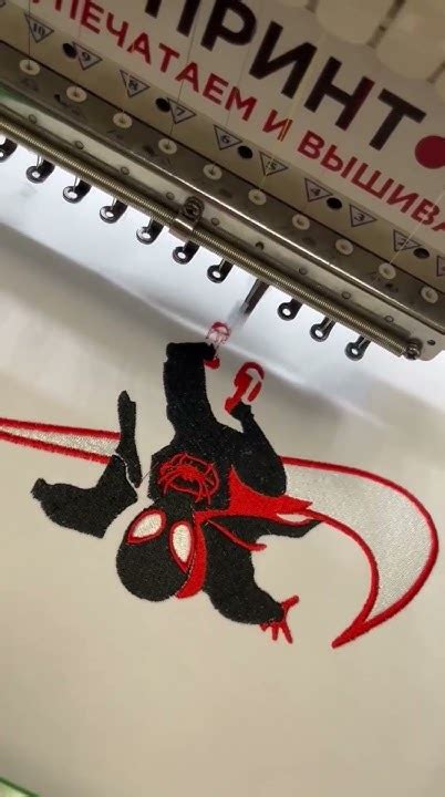 Вышивка Человек Паук Embroidery печатьнафутболках печатьнафутболке печатьнаодежде Custom