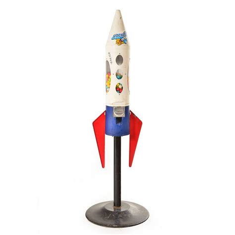 Vintage Rocket Gumball Machine Gil And Roy Props