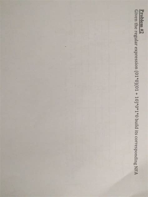 Solved Problem Given The Regular Expression Chegg