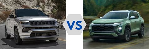 2025 Jeep Compass Vs 2025 Chevrolet Equinox A Compact Crossover Suv Comparison