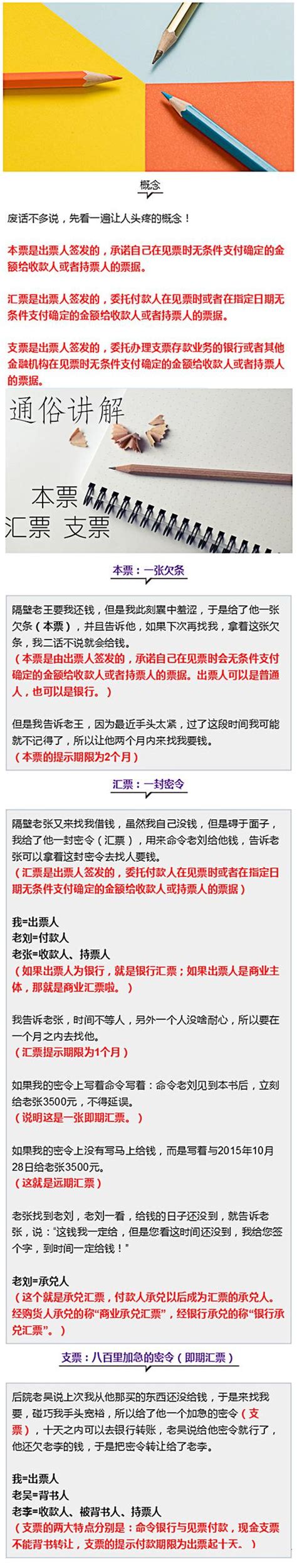 本票、匯票和支票~最接地氣兒解釋！ 每日頭條