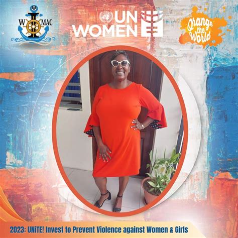 This Wimac Supports A Violence Free World For Women And Girlsorange