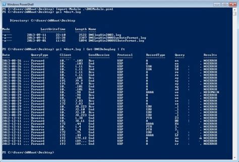 Parsing Windows DNS Debug Log DollarUnderscore