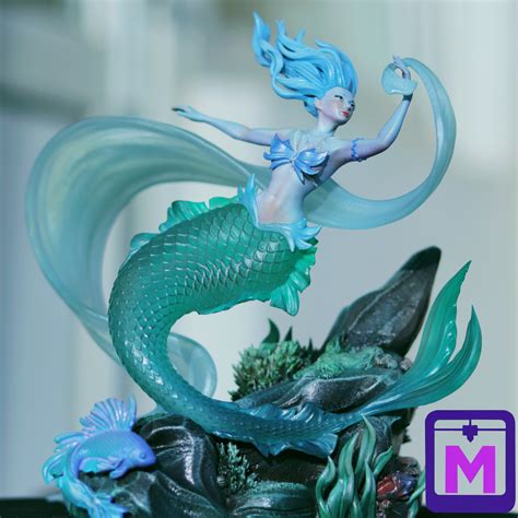 🐚mermaid Collection Resin Figure Nude Version・ 3d File For 3d