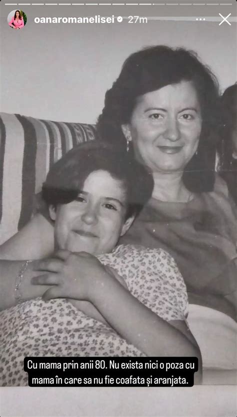 Oana Roman Imagini Rare Cu Mama Ei Din 1981 Cum Arăta Mioara Roman în