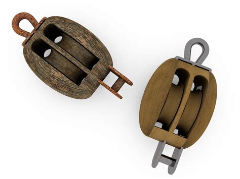 Double Becket Sailing Block Pulley 3d Model 51 C4d Free3d