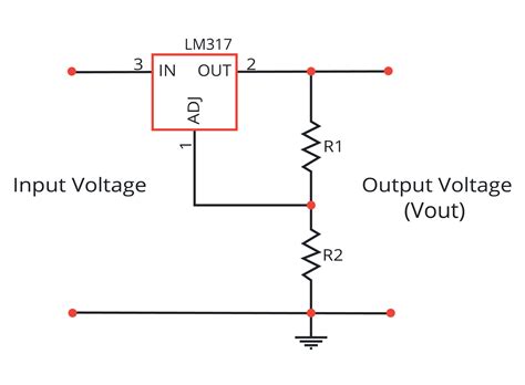 Lm317 Resistor Voltage Calculator Power Electronics Calculators And Tools