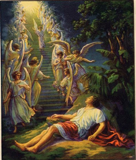 Jacobs Ladder To Heaven During His Vision Or Dream Jacob… Flickr
