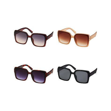 Rose Square Inlay Color Sunglasses Adult Urban General Store
