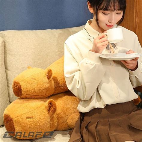 おもろい カピバラ ぬいキー ぬいぐるみ クッション かわいい グッズ ストラップ キーホルダー お祝い プレゼント ギフト くまさん