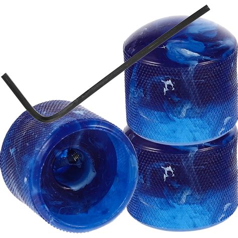 Goohochy Potentiometer Button Bass Volume Replacement Knob Guitar Blue