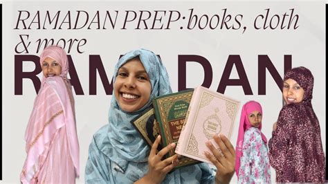 Ramadan Prep 2025 Books Prayer Cloth Haul And Setting The Intentions