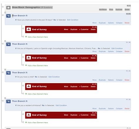 survey flow not working xm community