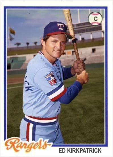 Johngys Beat Cards That Never Were Ed Kirkpatrick Mids Topps 1978