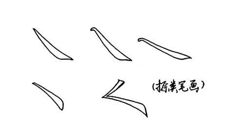 这4种捺画，到底怎样书写，才能平稳美观！ 知乎