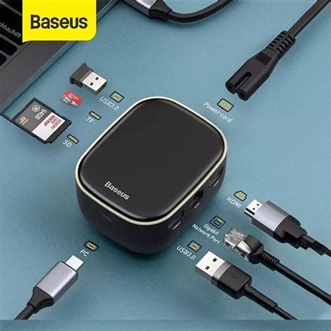 Baseus Type C Hub Adapter Ac Multifunctional Charger Price In Bangladesh