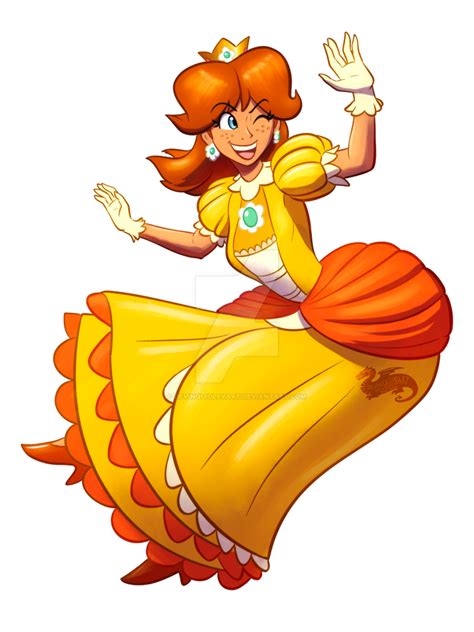 Pr Alanpetersonartwork Princess Daisy By Devinquigleyart On Deviantart