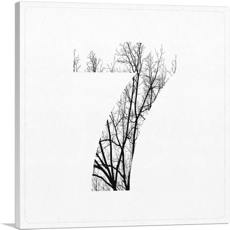 Number 7 Art Etsy