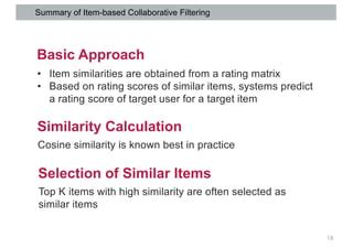 Collaborative Filtering Item Based CF PDF